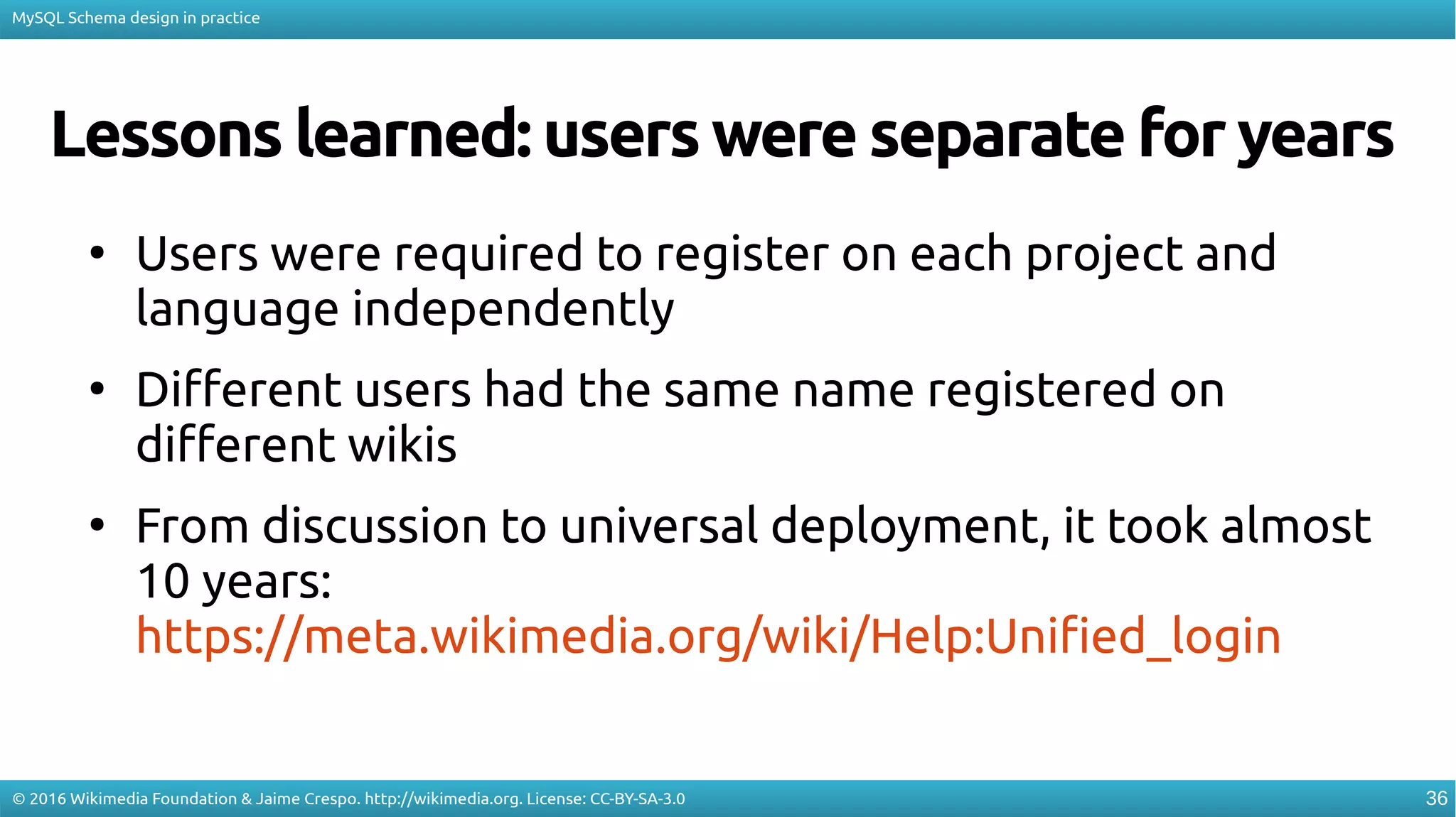 MySQL Schema Design in Practice | PPT