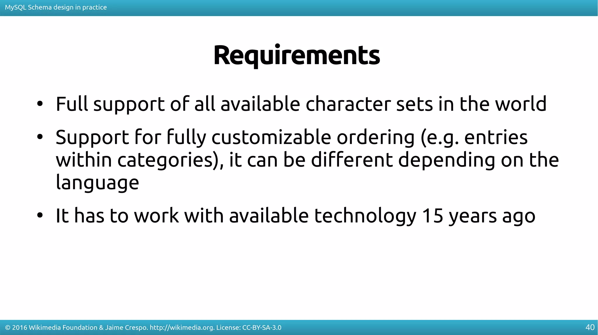 MySQL Schema Design in Practice | PPT
