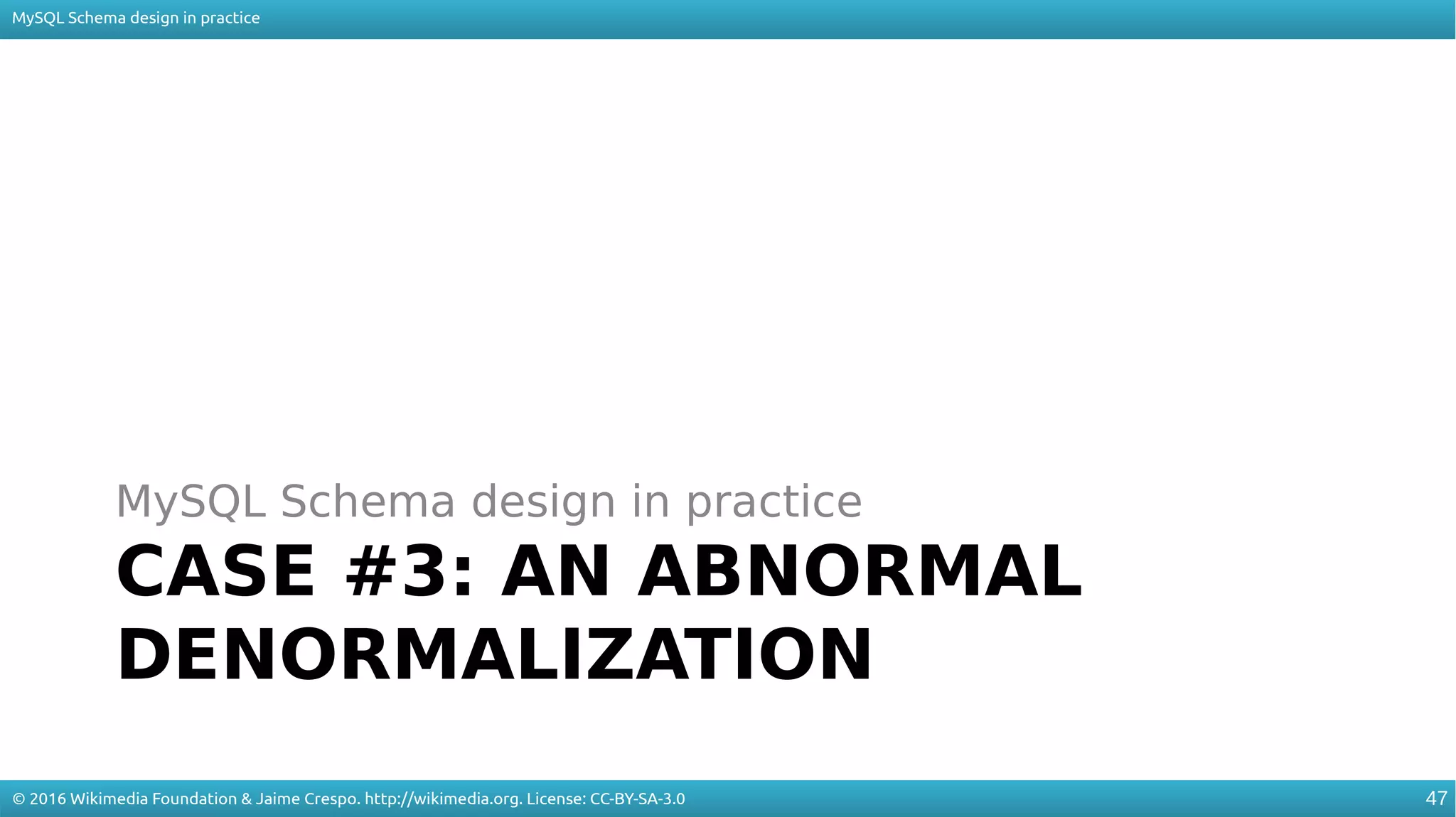 MySQL Schema Design in Practice | PPT