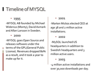 MySQL | PPT