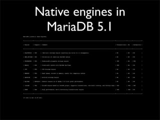 MySQL Storage Engines Landscape | PDF | Databases | Computer Software ...