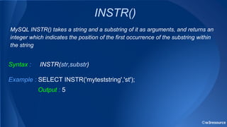 MySQL String Functions.pptx