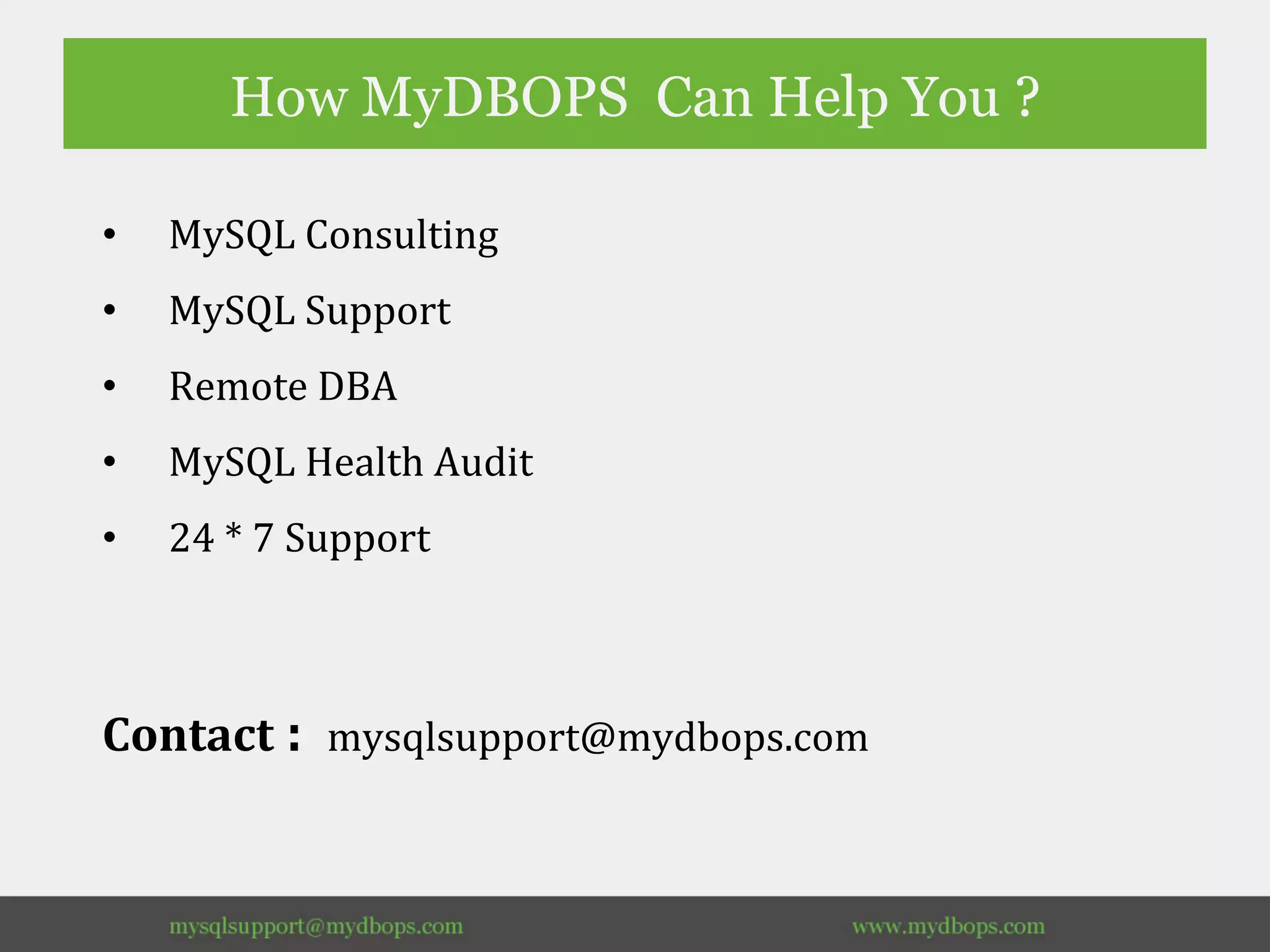 An Overview to MySQL SYS Schema | PDF