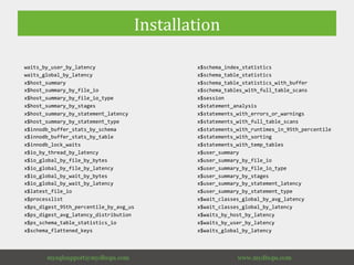 An Overview to MySQL SYS Schema | PDF