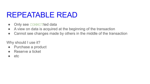 Mysql Transaction Isolation Levels Lightning Talk Pdf
