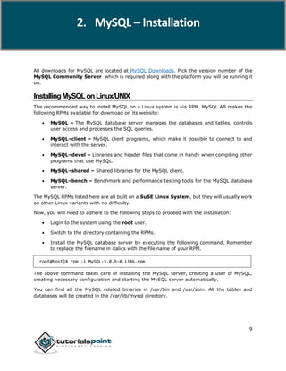 mysql_tutorial.pdf_tutorial for database engineering students | PDF