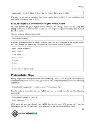 mysql_tutorial.pdf_tutorial for database engineering students | PDF