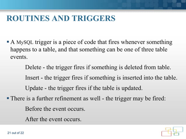 MySQL USER MANAGEMENT,ROUTINES & TRIGGERS. | PDF | Gardening | Home & Garden
