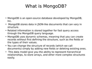 My sql vs mongo | PDF