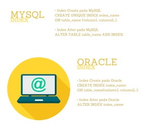 Mysql vs oracle Kecepatan Transaksi, Index, dan Resource | PPT