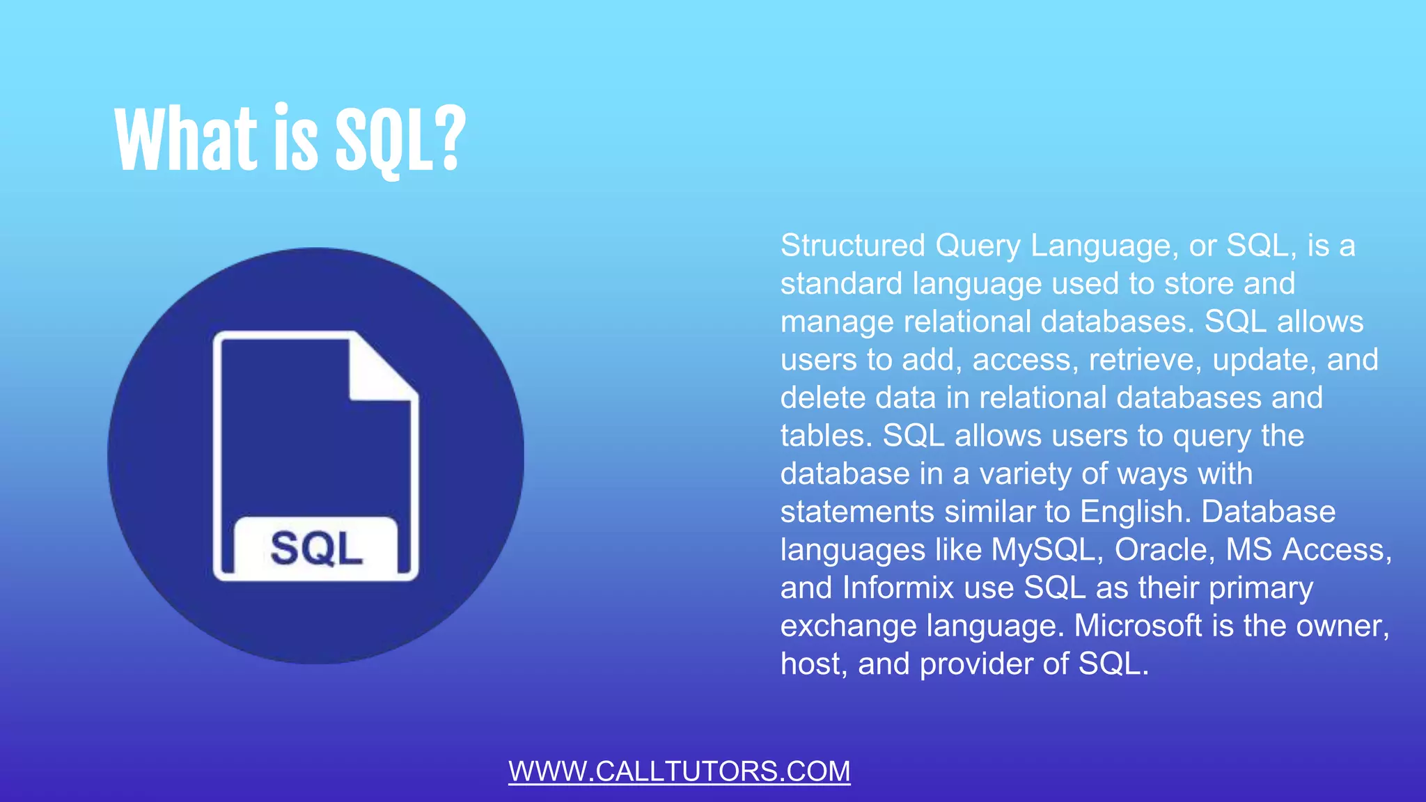 My sql vs sql | PPTX