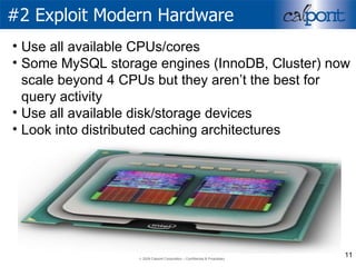 Building High Performance MySql Query Systems And Analytic Applications | PPT