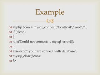 My_sql_with_php | PPTX