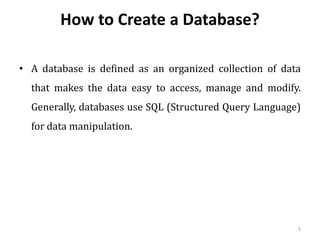 MySQL with PHP | PPTX