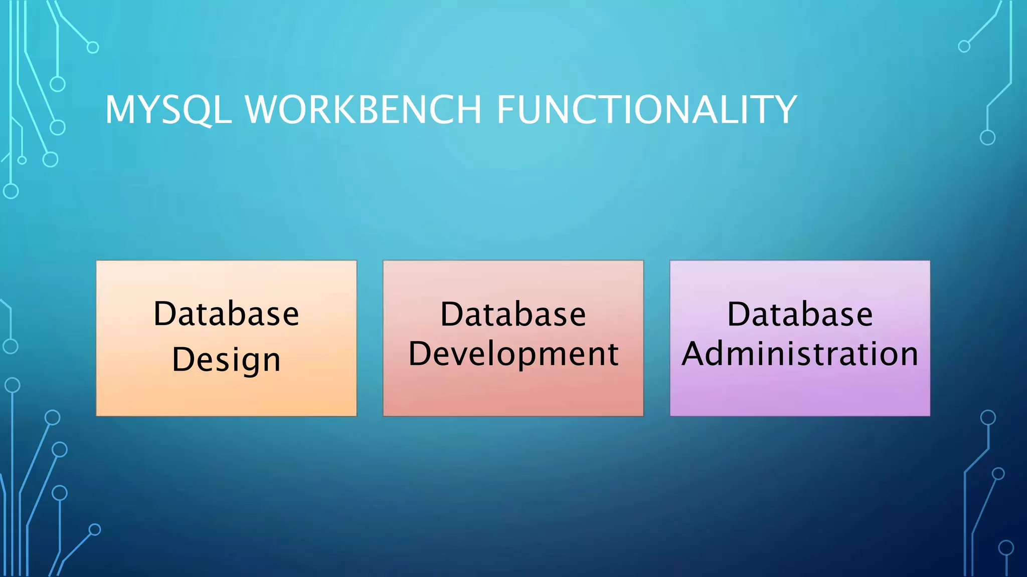 Introducing the MySQL Workbench CASE tool | PPTX
