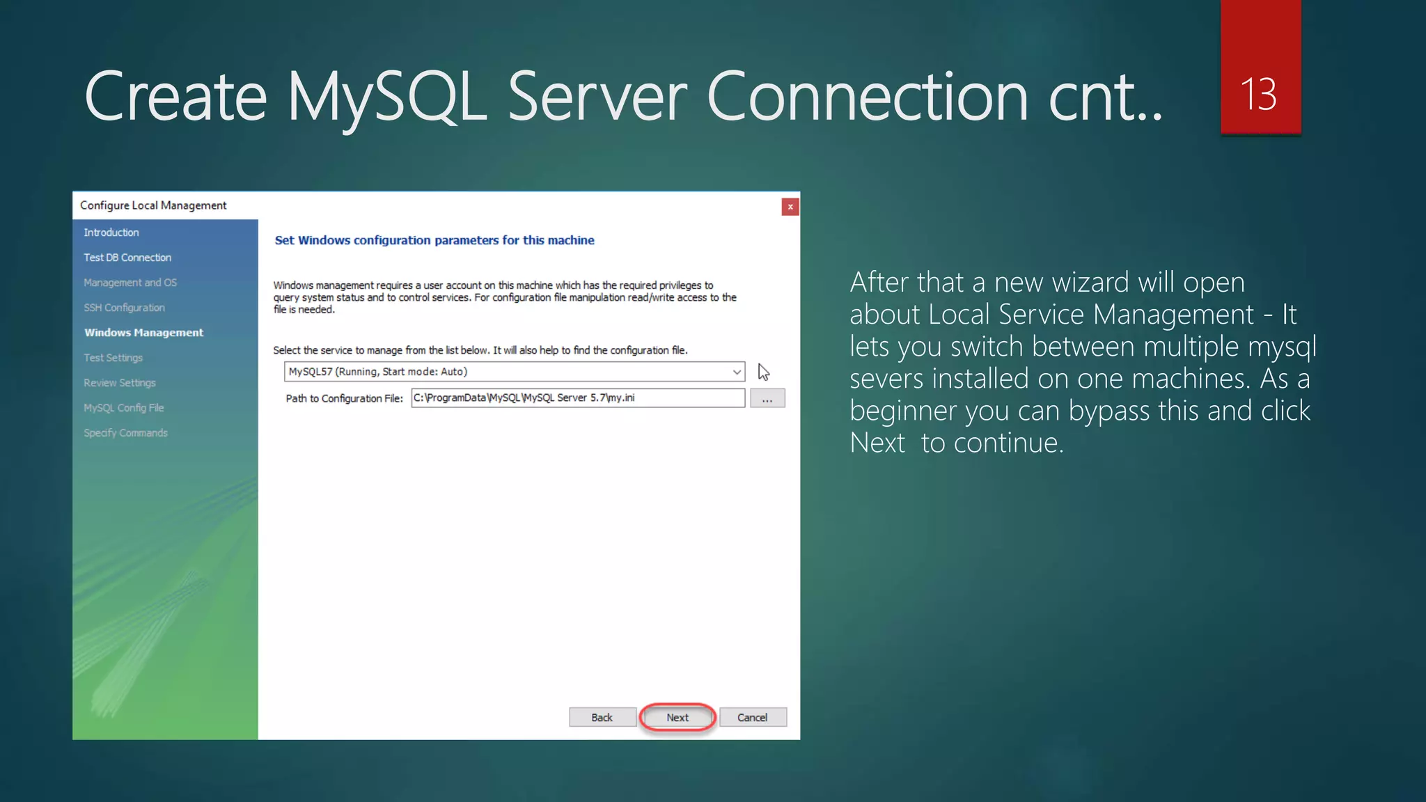 My Sql Work Bench | PPTX