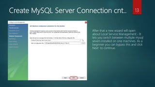 My Sql Work Bench | PPTX