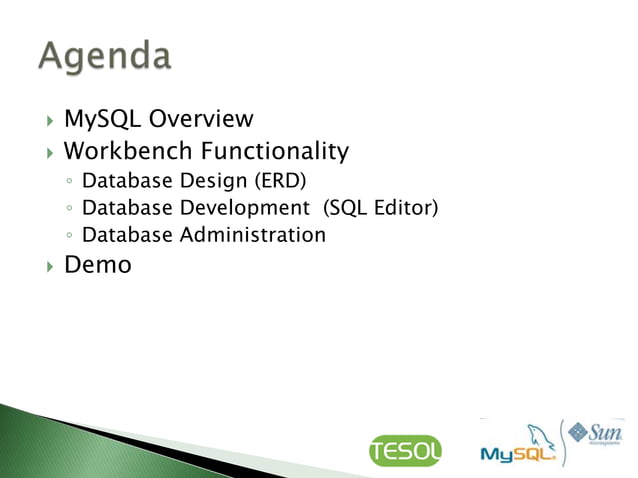 Mysql workbench 5 | PPTX
