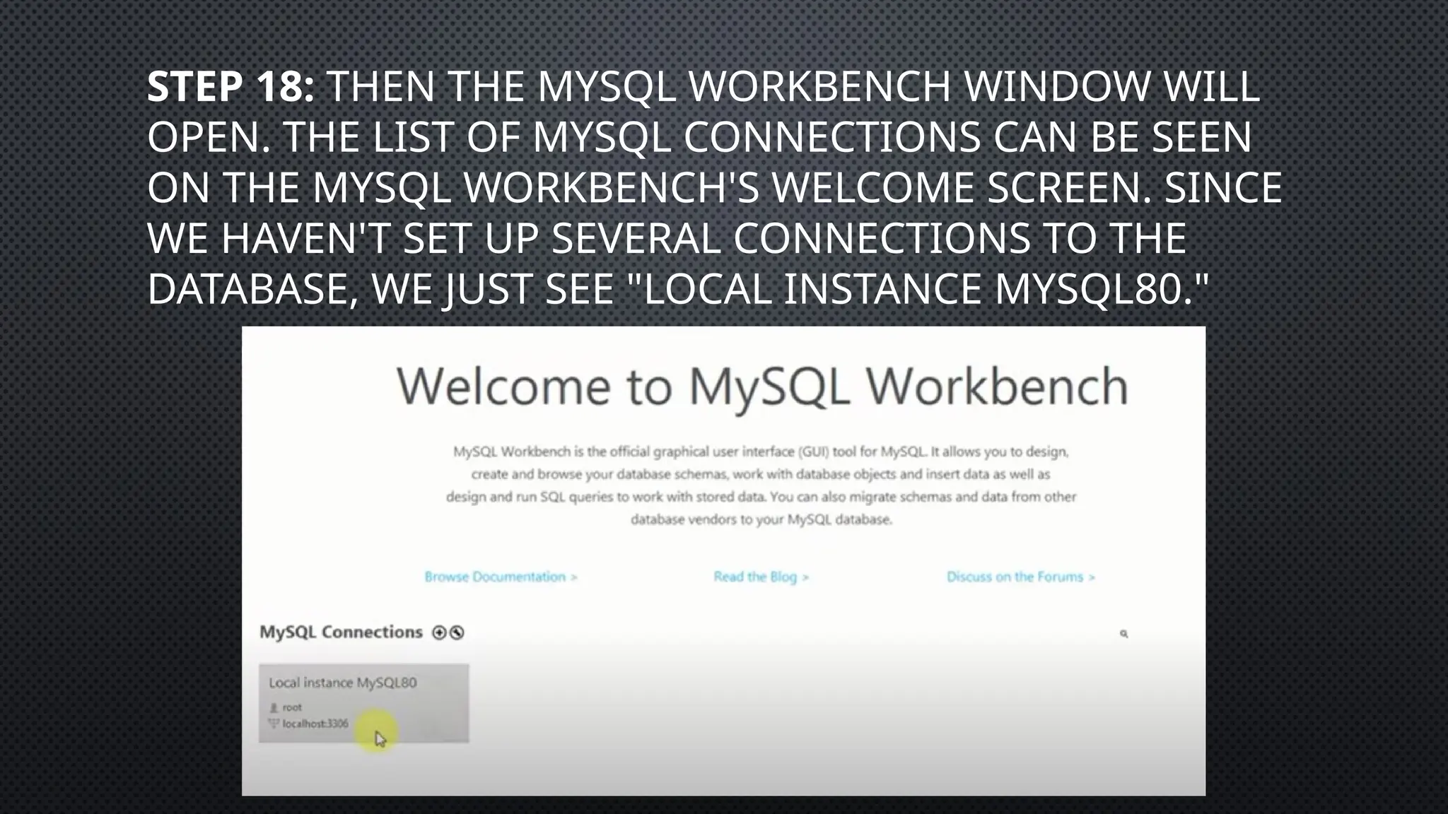 Mysql workbench community installation.pptx