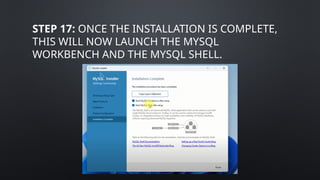 Mysql workbench community installation.pptx