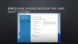 Mysql workbench community installation.pptx