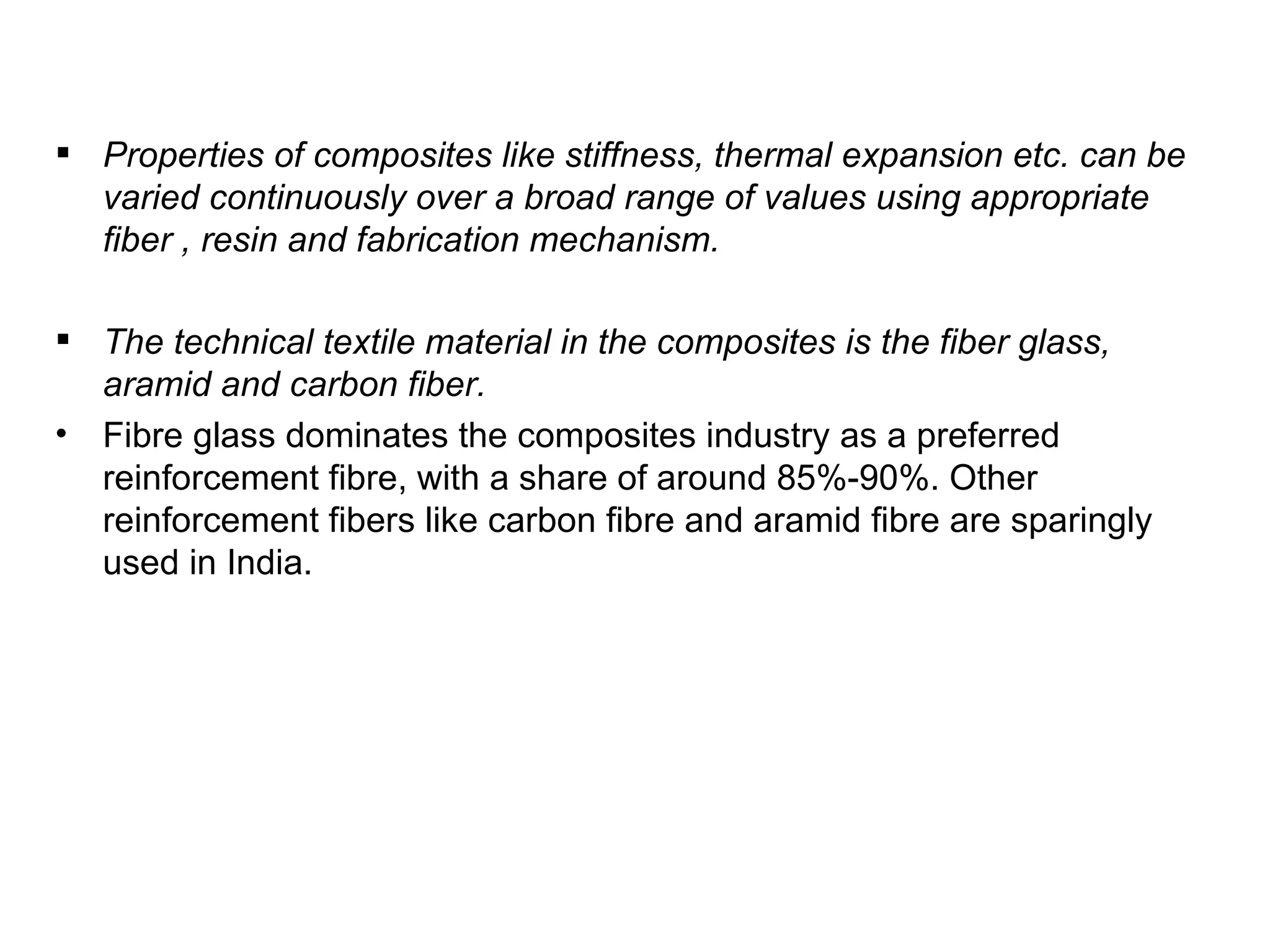 textile composites and its application | PPT