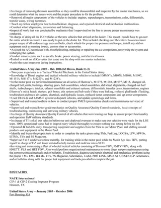 Dustin L. Marshall's Resume | DOC