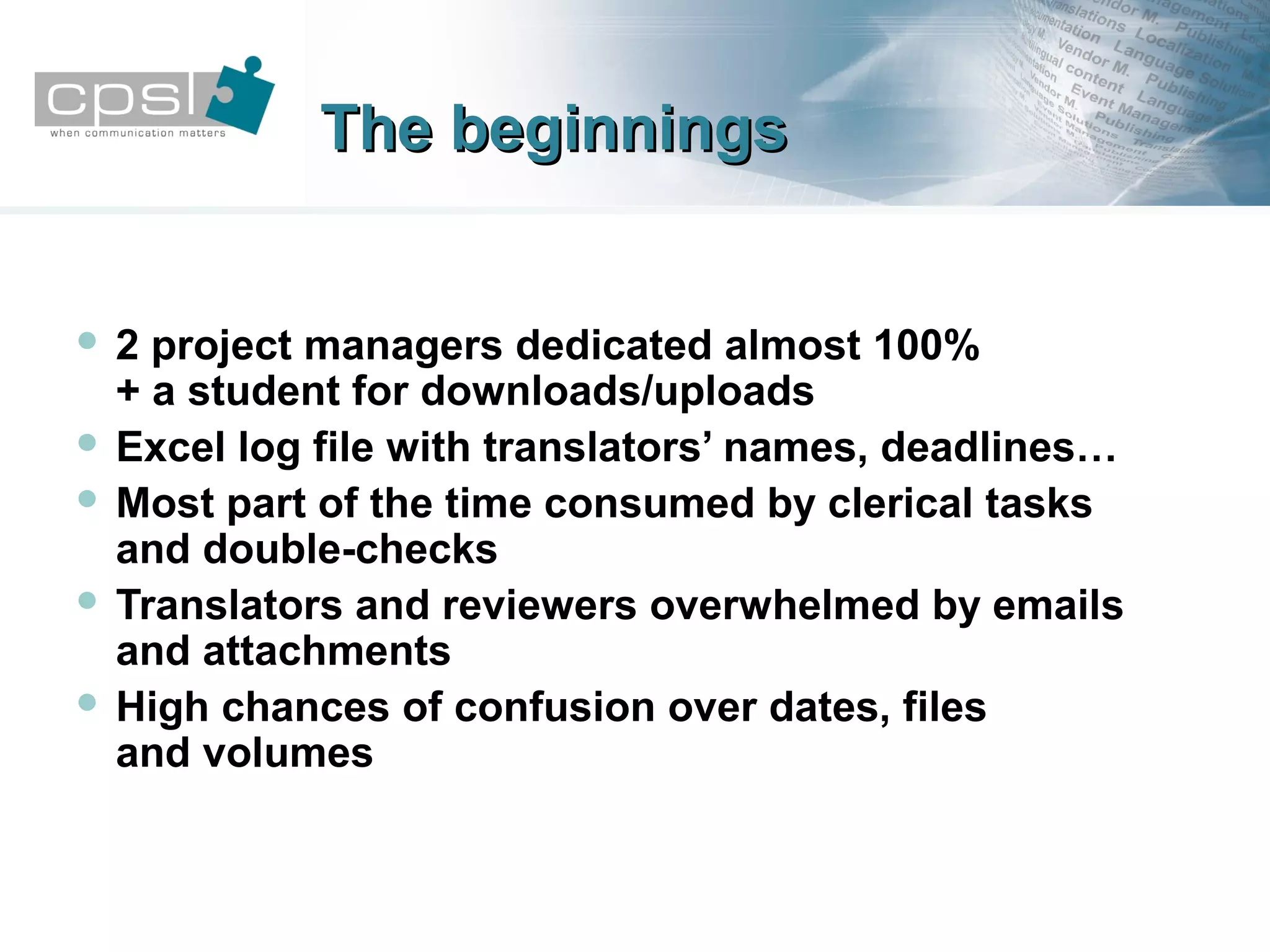 MyStep-CPSL Best practices on translation | PPT | Technology & Computing