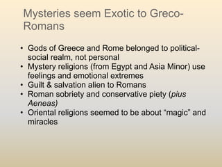 Lecture 4: Mysteries and Gnostic Gospels | PDF