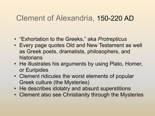 Lecture 4: Mysteries and Gnostic Gospels | PDF