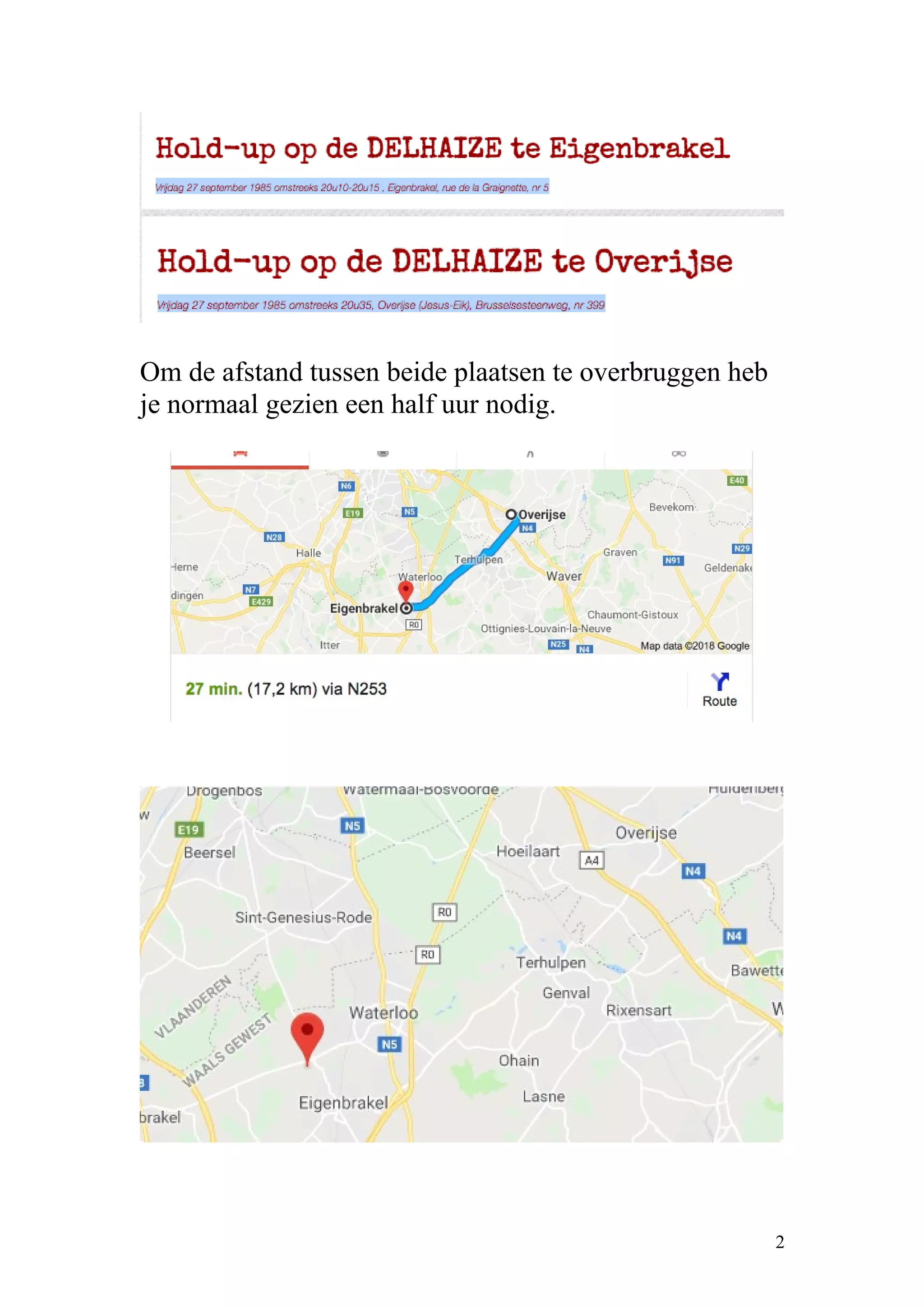 Het mysterie van de dubbele Bende-overval | PDF