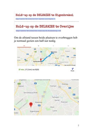Het mysterie van de dubbele Bende-overval | PDF