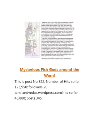 Mysterious fish gods around the world. | DOCX