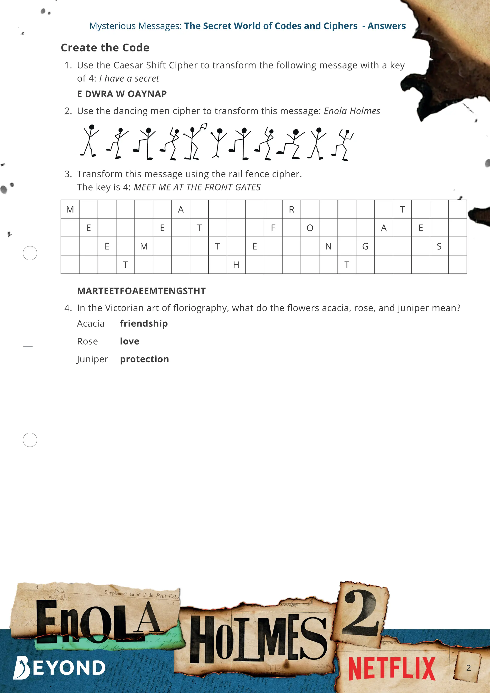 Mysterious Messages Comprehension MA.pdf