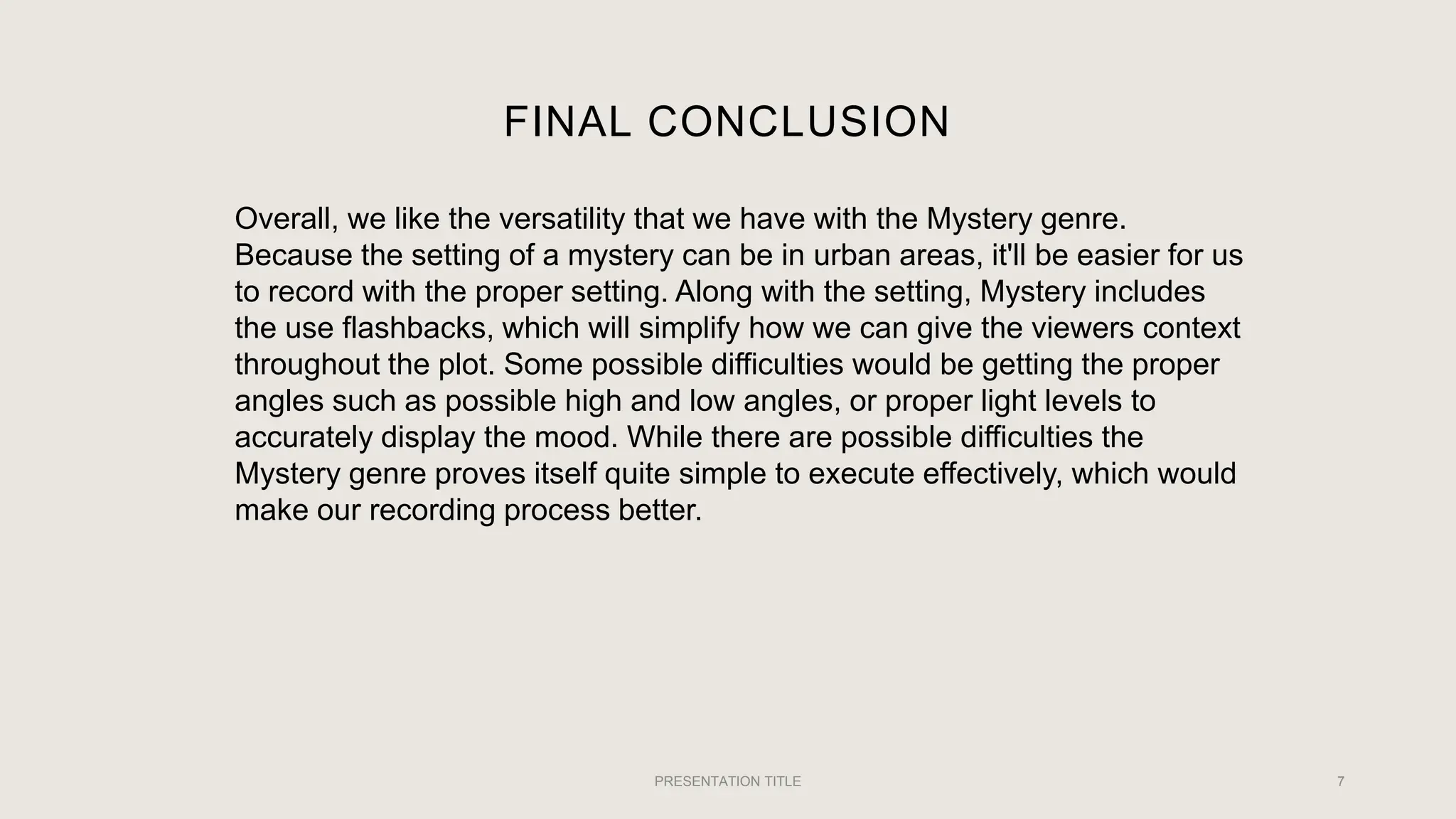 mystery genre research PowerPoint A-Level | PPT