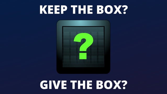 Mystery-Box-Template for games and motivations | PPTX