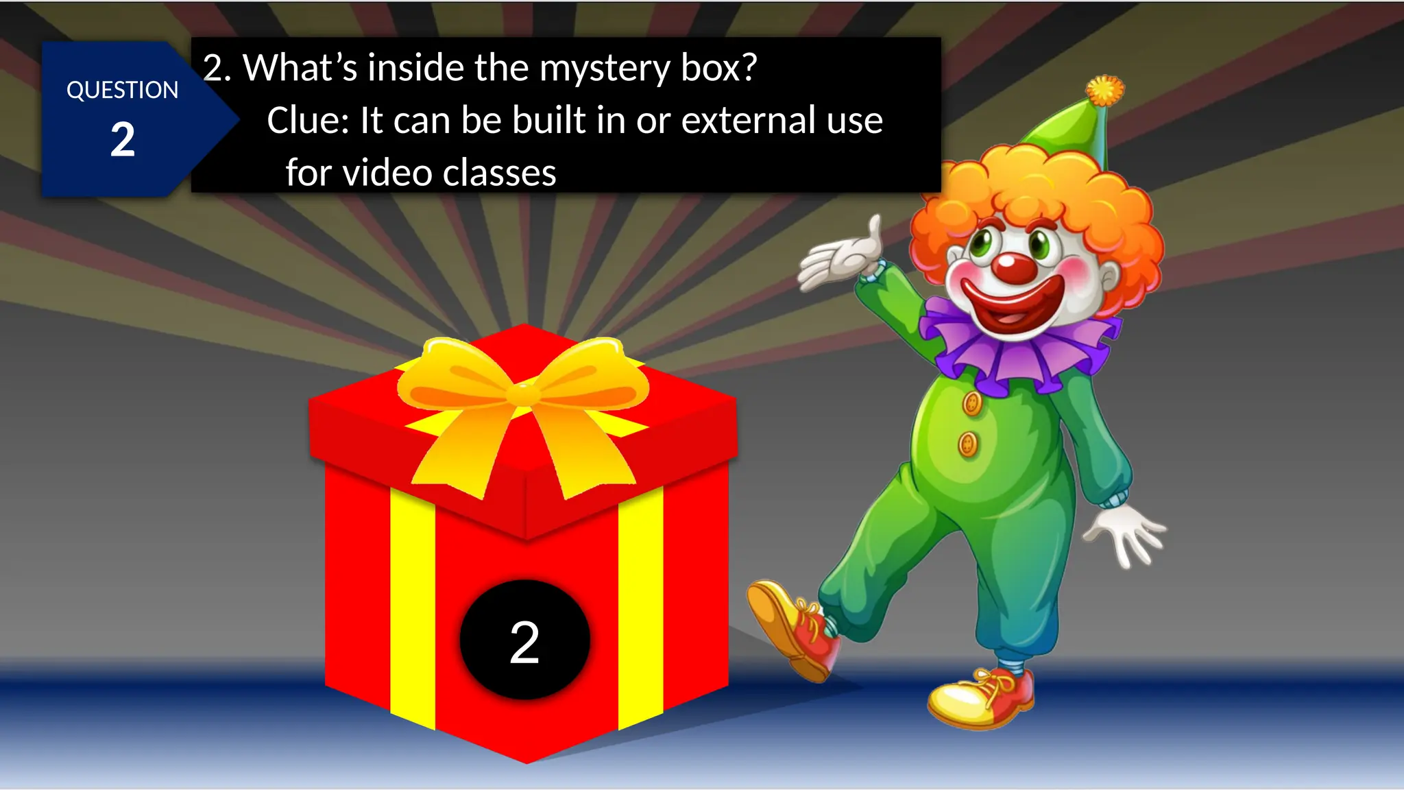 Guess The Mystery Box Power point Template | PPT