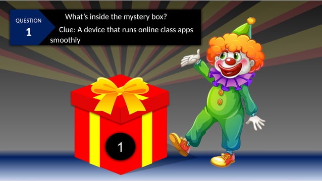 Guess The Mystery Box Power point Template | PPTX