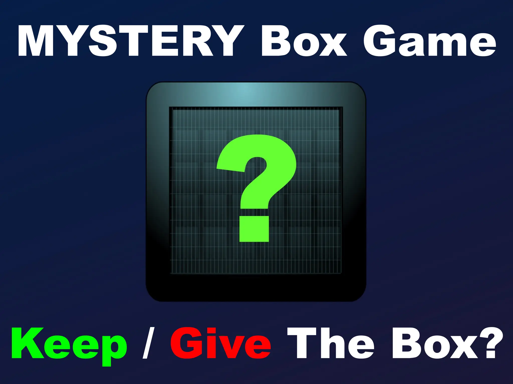MYSTERY BOX TEMPLATE - Quiz Game on Powerpoint | PPTX
