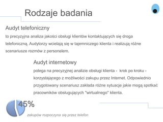 Tajemniczy Klient Mirar | PPTX | Business | Business and Finance