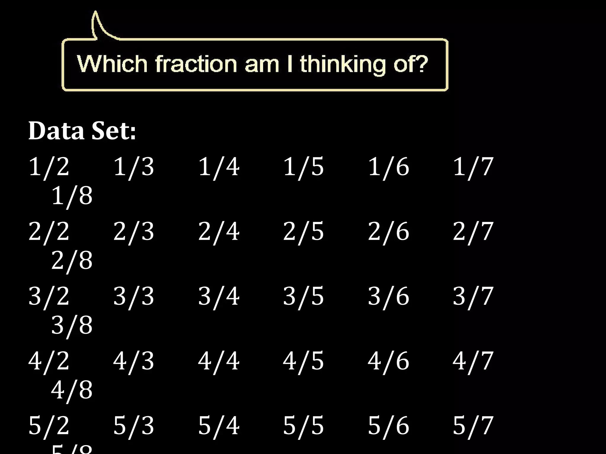 Mystery fractions | PPT
