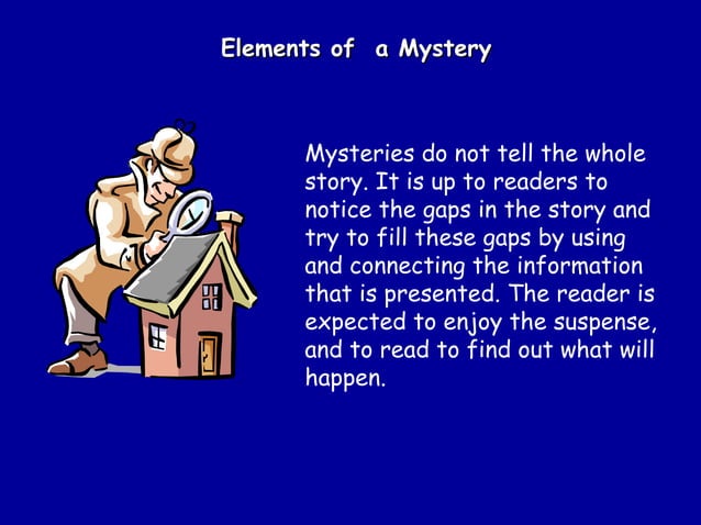 Mystery Genre | PPT | Mystery | Genres