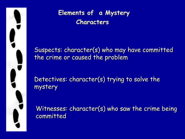 Mystery Genre | PPT | Mystery | Genres