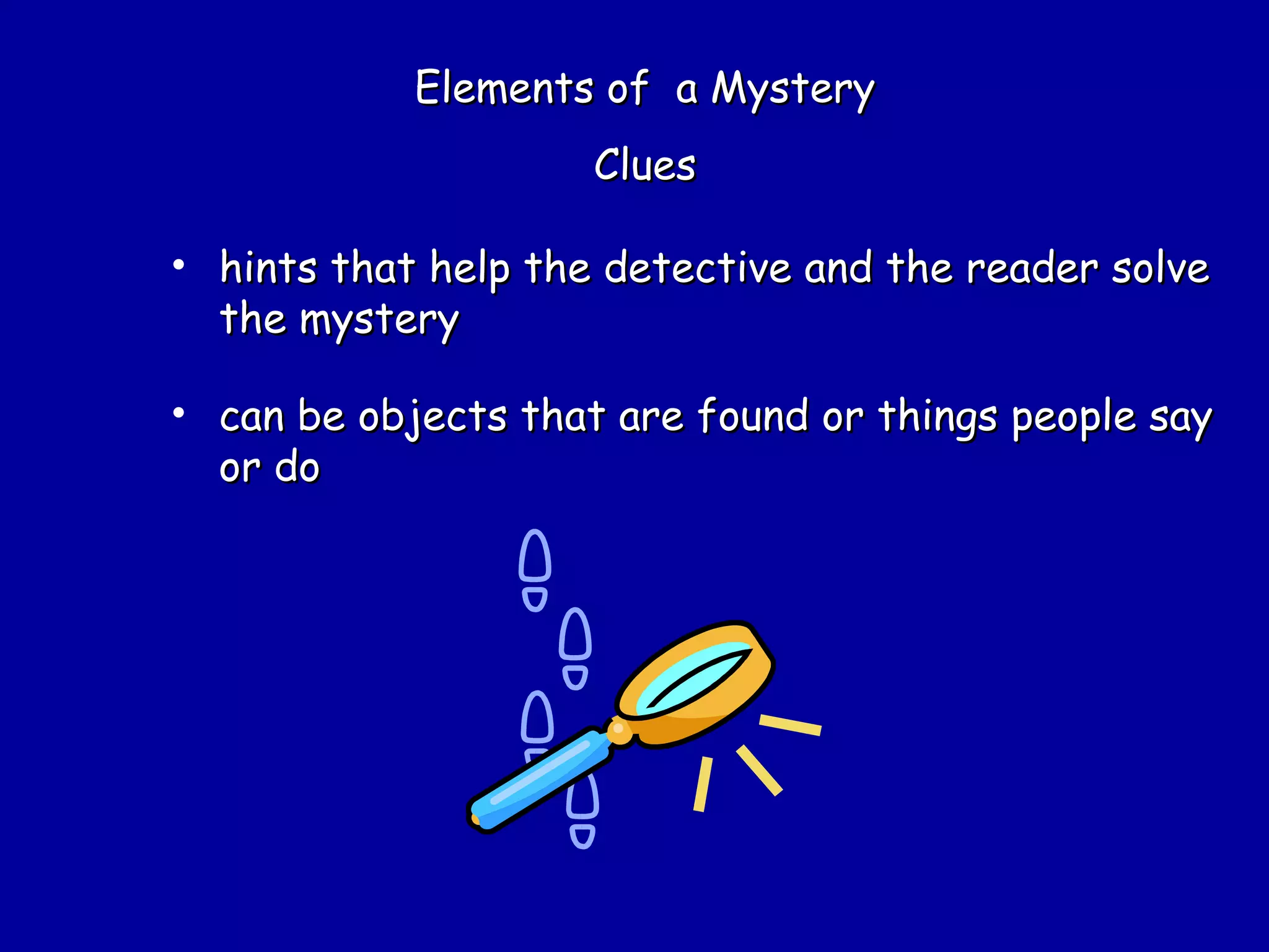 Mystery Genre Grade 3Genre | PPT