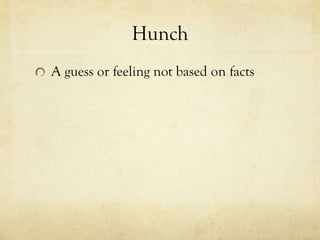 Mystery Genre Terms & Vocabulary | PPTX