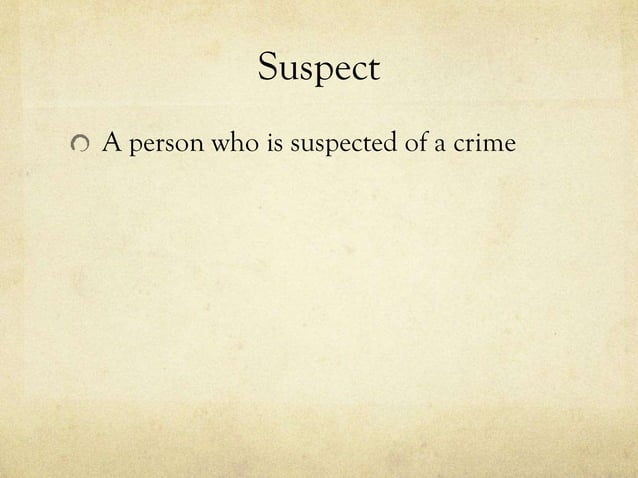 Mystery Genre Terms & Vocabulary | PPTX