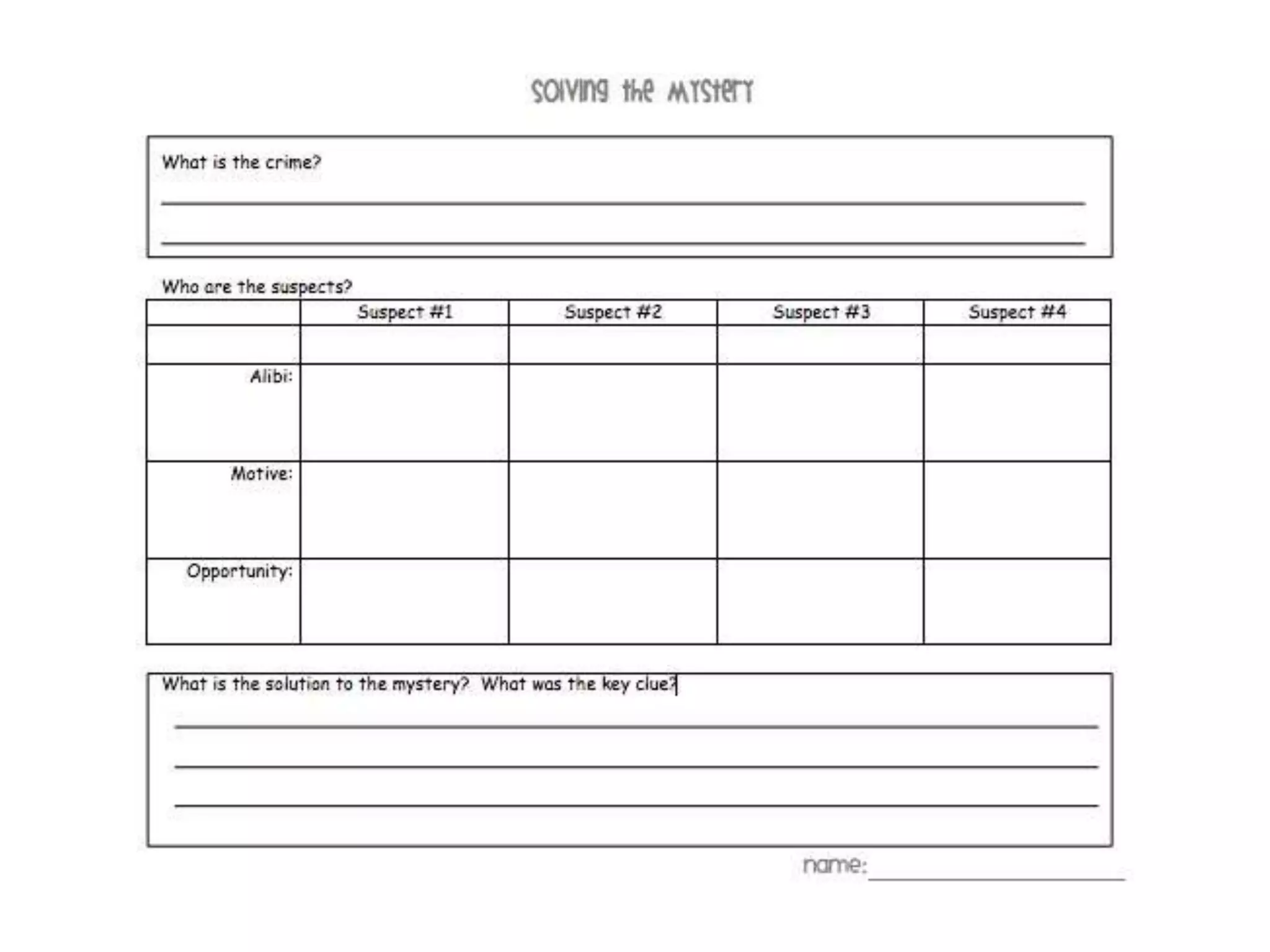 Mystery Lesson Introduction and Vocabulary | PPT