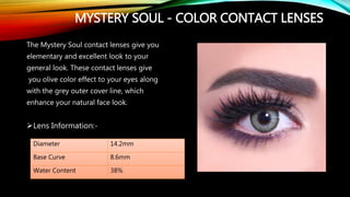 Collection of Soft Contact Lenses | PPT