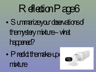 Mystery Mixture | PPT