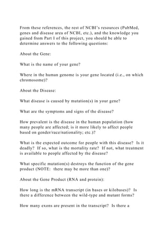 MYSTERY MOLECULE PROJECT, PART II(20 points total)BIO1001.docx